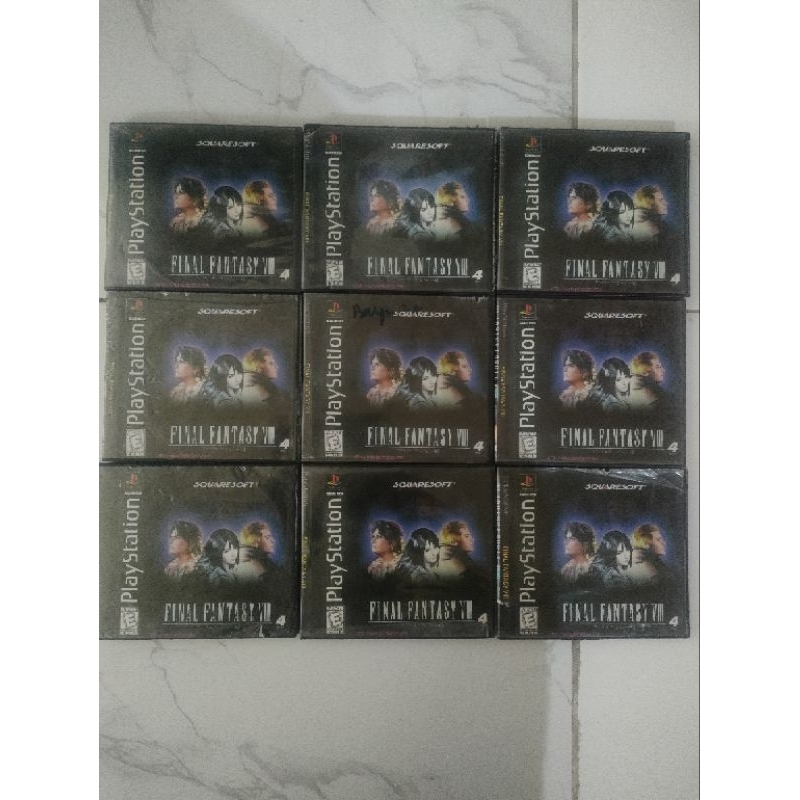 Jual 4 Kaset PS 1 Copy Pabrik Final Fantasy 8 + Kotak CD, Kondisi Kaset Baru Stock Lama ( New ...