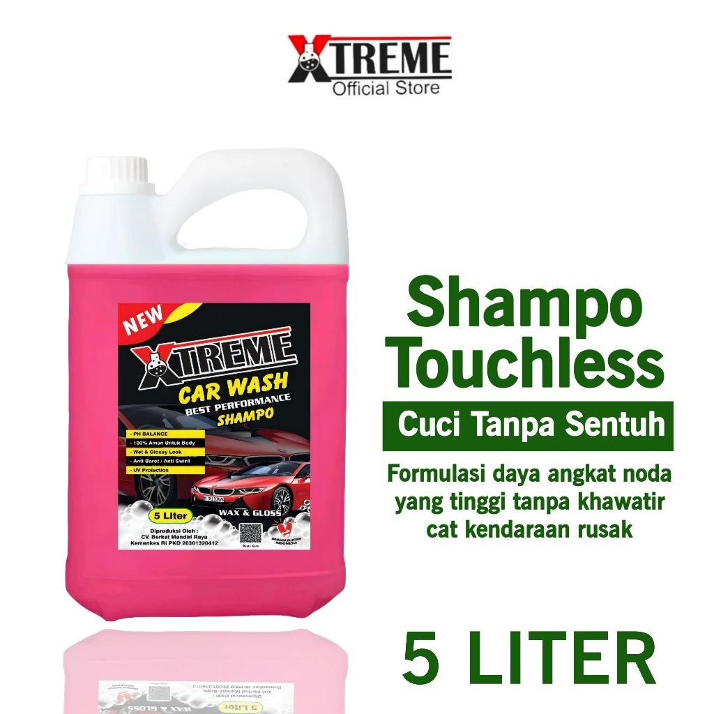Jual XTREME Shampo Motor Mobil Super Touchless 5 LITER / Shampo Tanpa ...