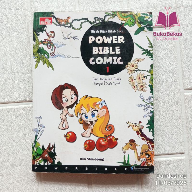 Jual Power Bible Comic #1 Dari Kejadian Dunia Sampai Kisah Yusuf ...
