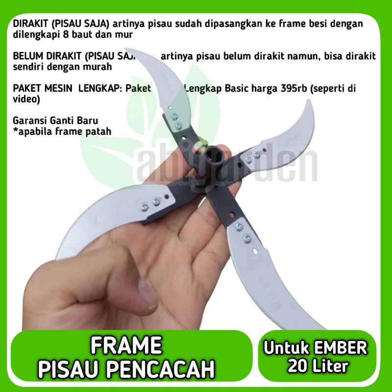 Jual Alat Mesin Pencacah Rumput Sayur Buah Daun untuk Pakan Ternak dan ...