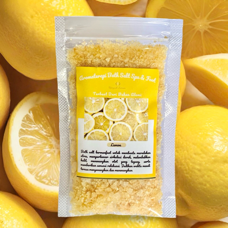 Jual Bath Salt Garam Mandi Aromaterapi Spa Kaki 100 gram | Shopee Indonesia