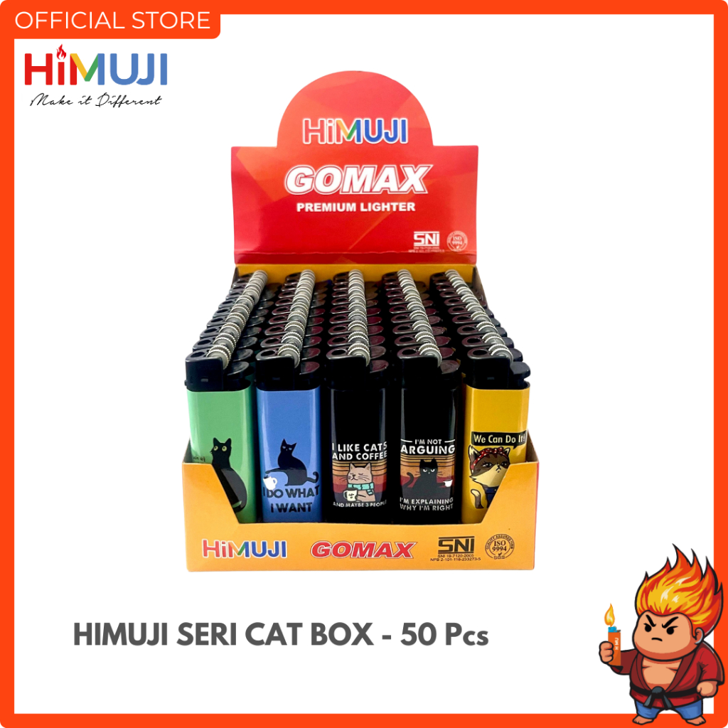 Jual Korek Api Himuji Seri Cat Box - 50Pcs | Shopee Indonesia