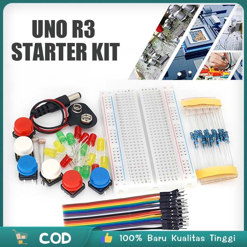 Jual Arduino Kit Lengkap Arduino Uno R3 Dip Arduino Kit Arduino Uno 6118