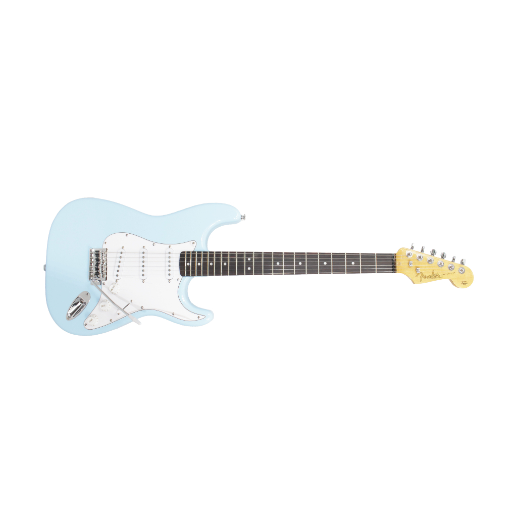 Jual Gitar Elektrik Merk Fender Model Stratocaster Rosewood Warna Blue ...