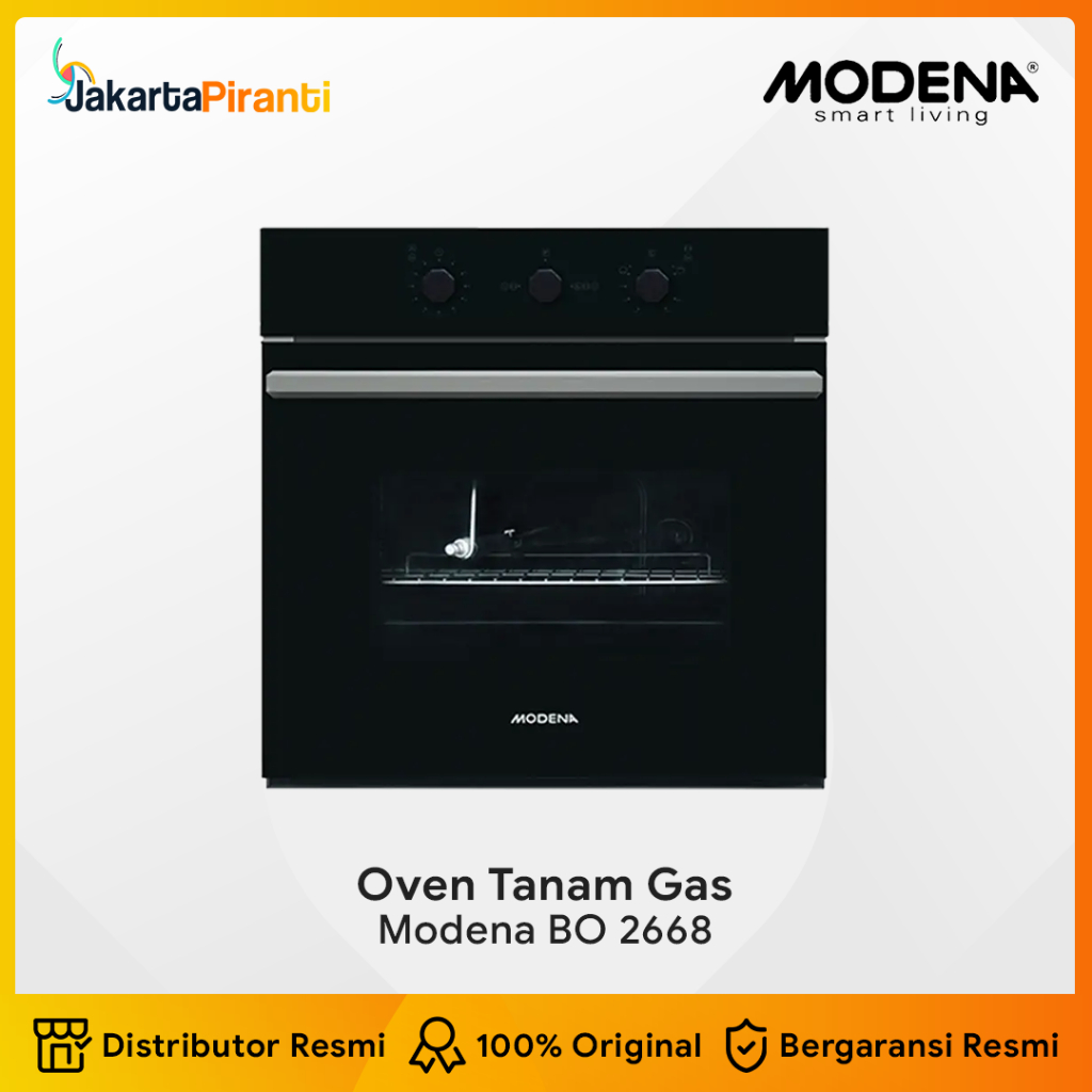 Jual MODENA Built-in Gas Oven - BO 2668 | Built-in Oven Tanam Gas 60 cm ...