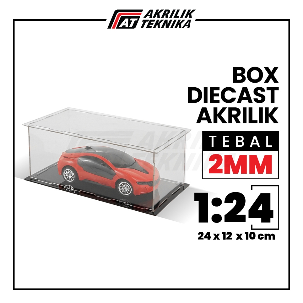 Jual Box Display Diecast 1:24 (24x12x10cm) Akrilik Kotak Action Figure ...
