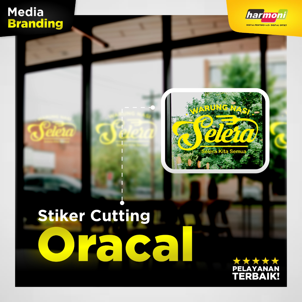 Jual Stiker Cutting Oracal Bisa Untuk Stiker Kaca Gerobak Etalase ...