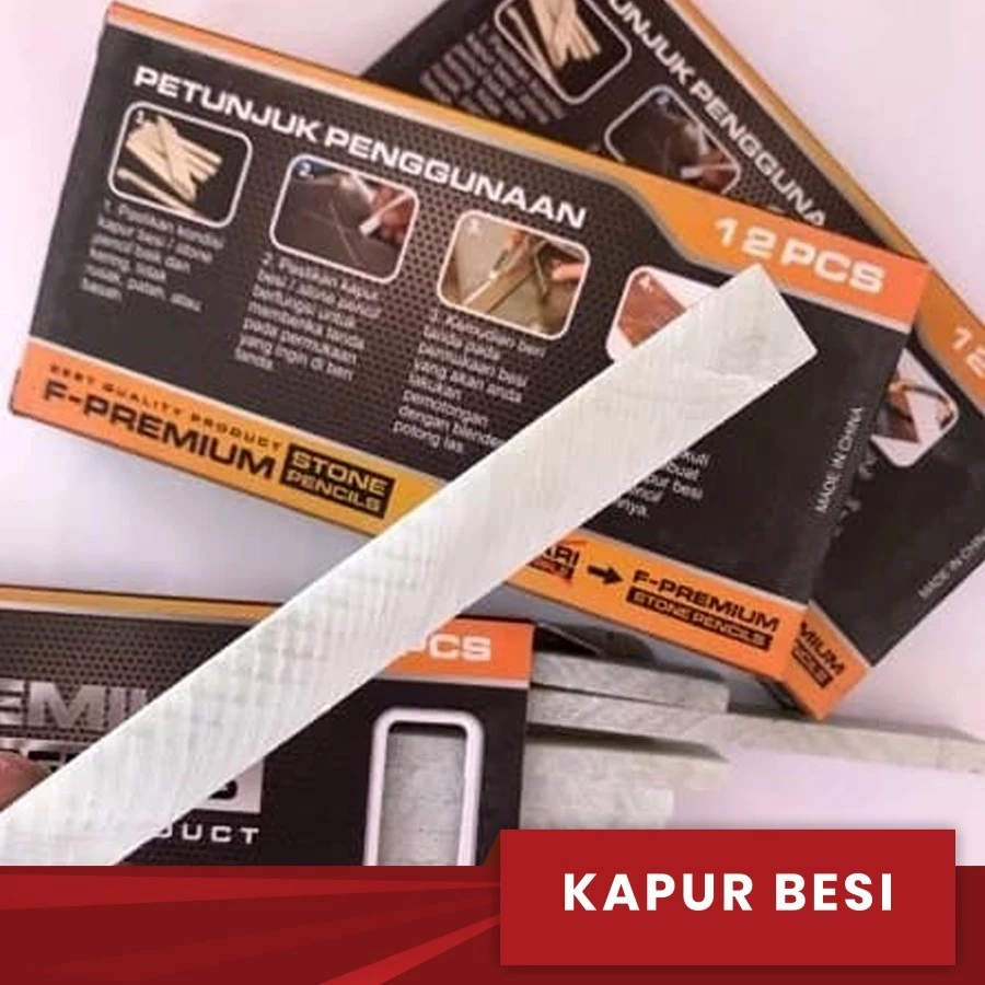 Jual KAPUR BESI / STONE PENCIL / KAPUR BESI ISI 12 PCS / KAPUR BESI ...