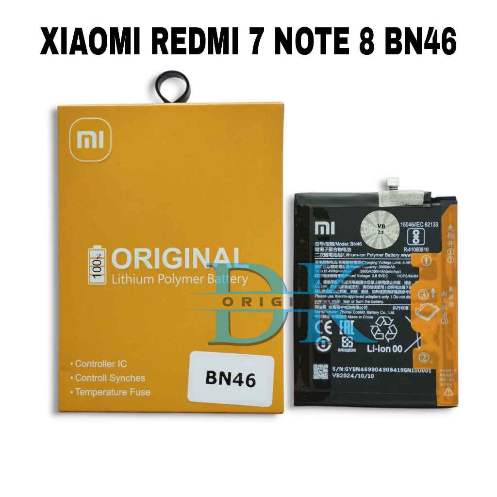 Jual Batre Redmi 7 Note 8 BN46 Baterai Battery | Shopee Indonesia