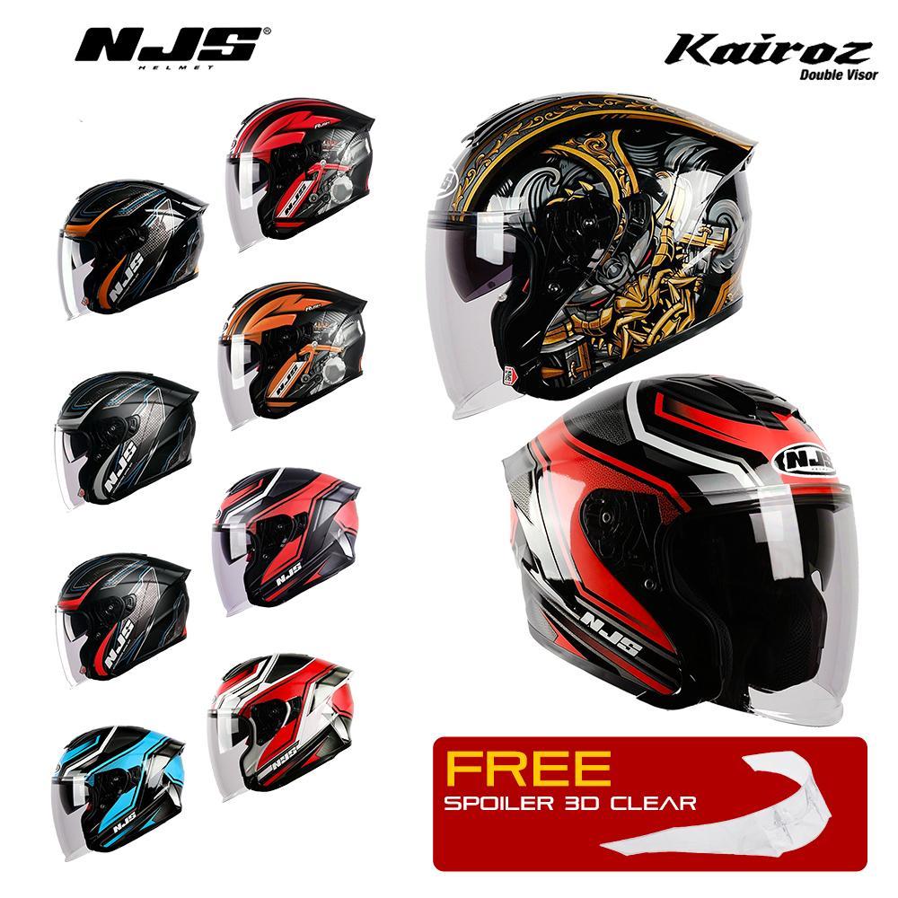Jual NJS KAIROZ NJS KAIROS MOTIF GARUDA SAMURAI ZENITH DOUBLE VISOR ...