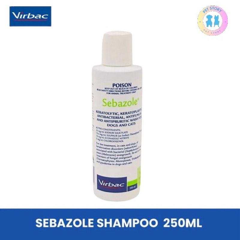 Jual Exp Jan 2026 Shampoo Sebazole Antibacterial, Fungi For Dogs and ...