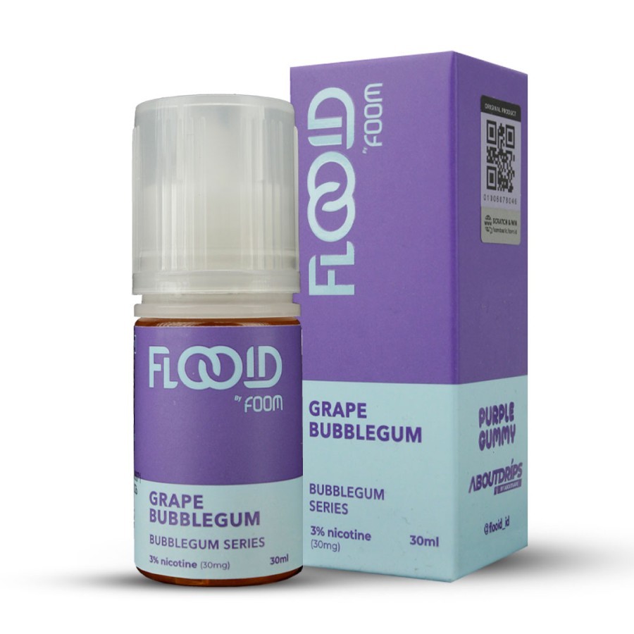 Jual Foom GRAPE BUBBLEGUM Salt Nic 30ML by Foom Lab Global x Aboutdrips ...