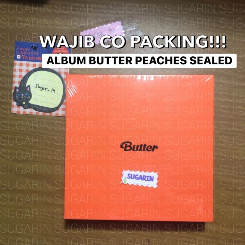 Jual [READY STOCK] OFFICIAL ALBUM BTS BUTTER VER. PEACHES CREAM SEALED ...