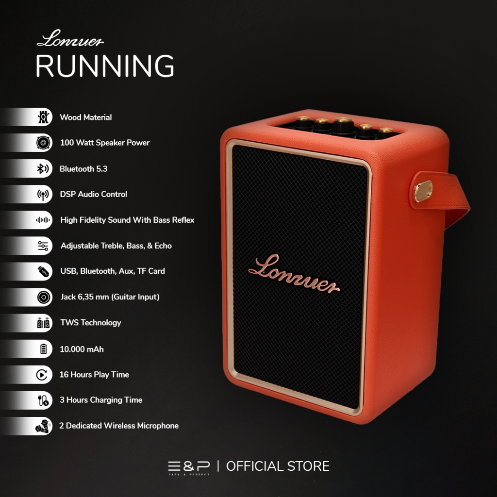 Jual Easy & Perfect Lonzuer Running - 100 Watt Speaker Power With DSP ...