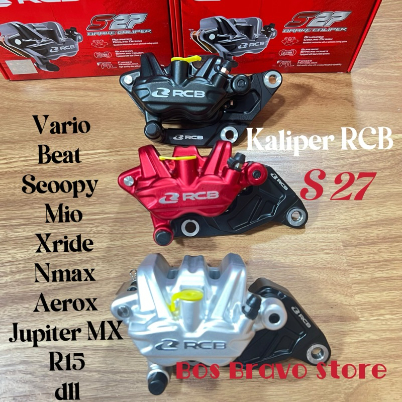 Jual Kaliper RCB New S27 Series Brake Caliper Kepala Babi 2 Piston ...