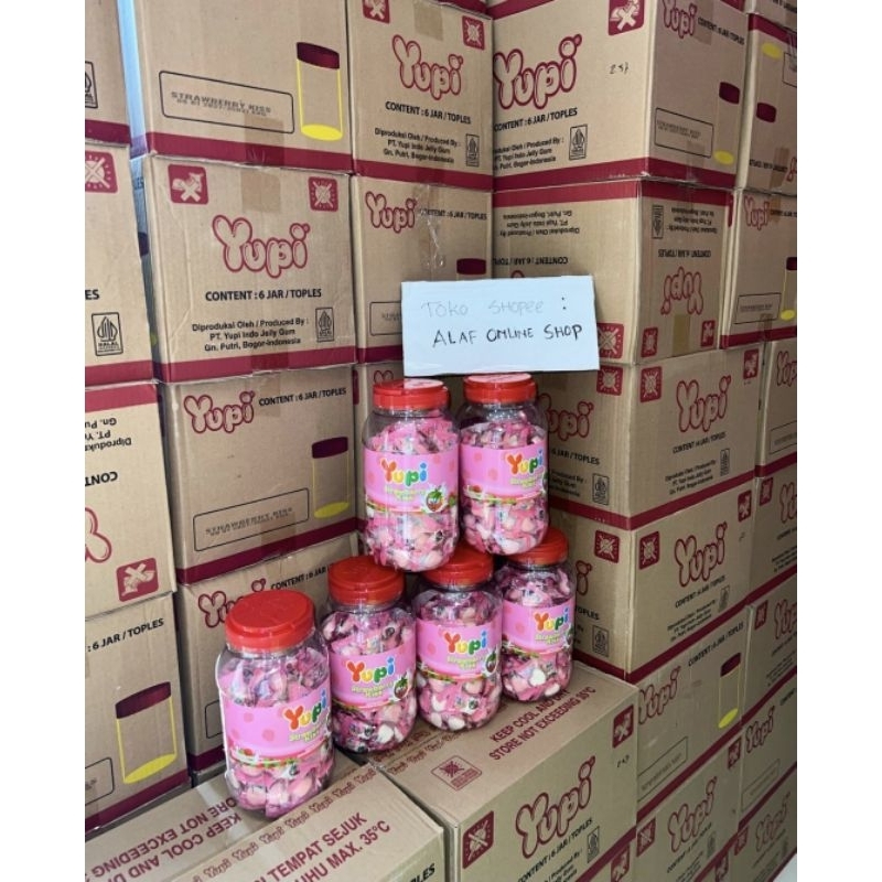 Jual PERMEN YUPI ( ecer 1 toples ) | Shopee Indonesia