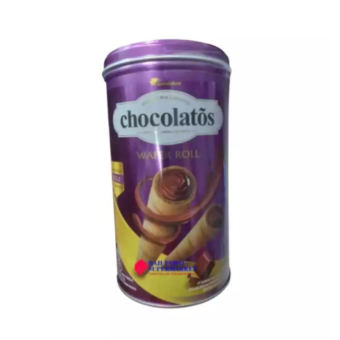 Jual CHOCOLATOS Wafer Roll Cokelat Kaleng 310gr | Shopee Indonesia