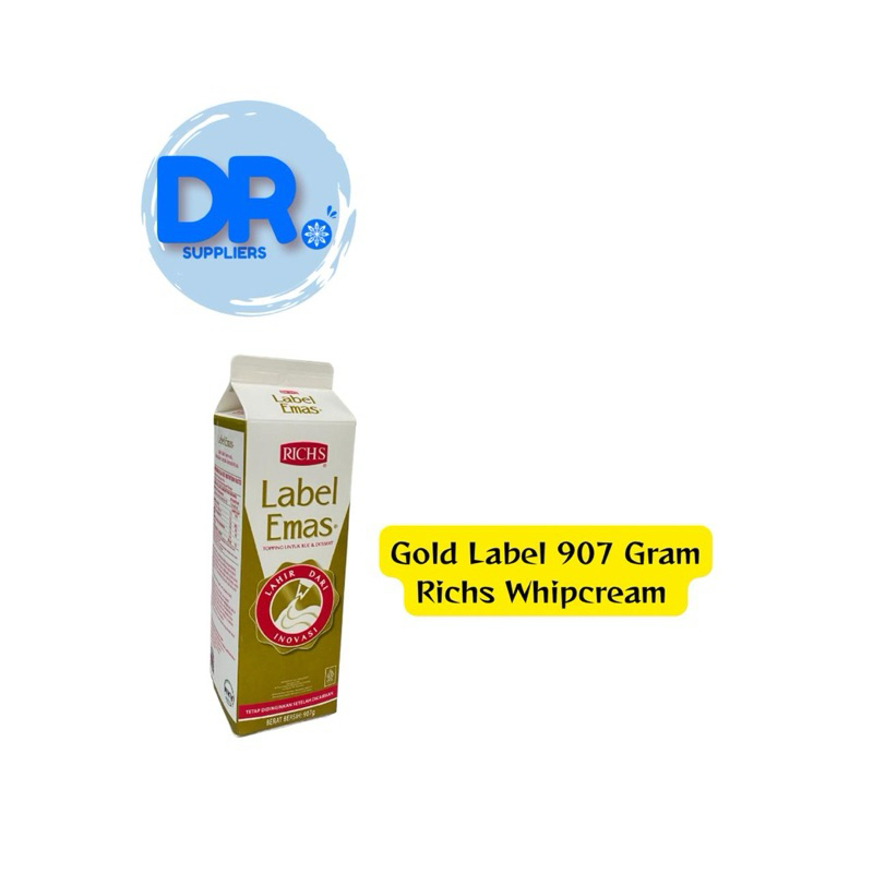 Jual Rich’s Whipping Cream Gold Label 907gr | Shopee Indonesia