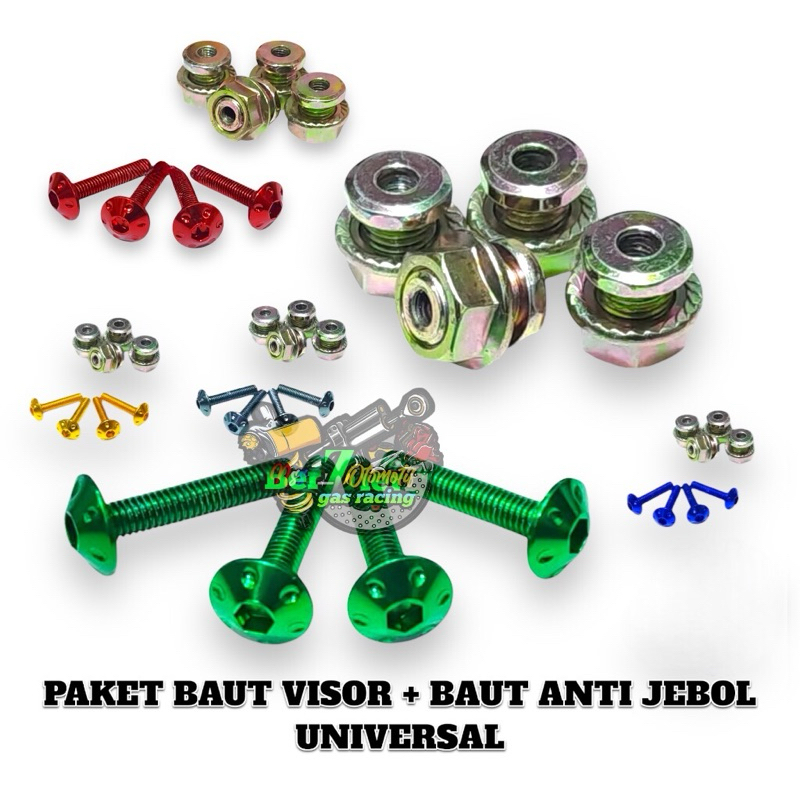 Jual PAKET BAUT VISOR PROBOLT + BAUT ANTI JEBOL THAILAND CNC BAUT FISOR ...