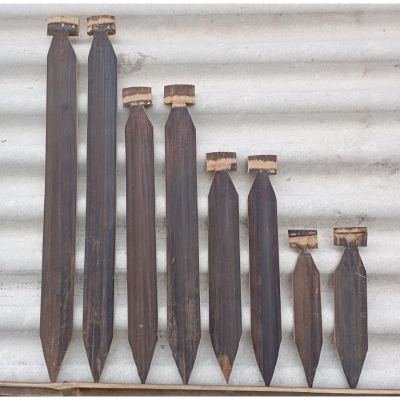 Jual Pasak tenda Pramuka Pasak bambu Patok Bambu Panjang 20cm 30cm 40cm ...