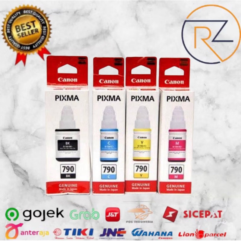 Jual Tinta Printer Canon Pixma GL-790 Black & Colour Original | Shopee ...