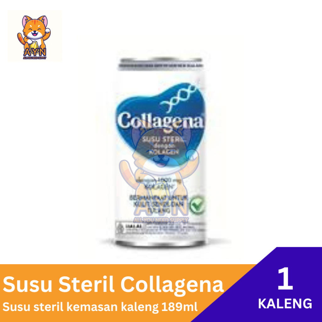 Jual Susu Steril Collagena Collagen Kolagen 189 ml [ 1 kaleng ...
