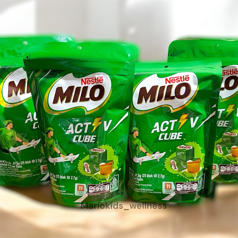 Jual Nestle Milo Activ Cube 25pcs | Shopee Indonesia