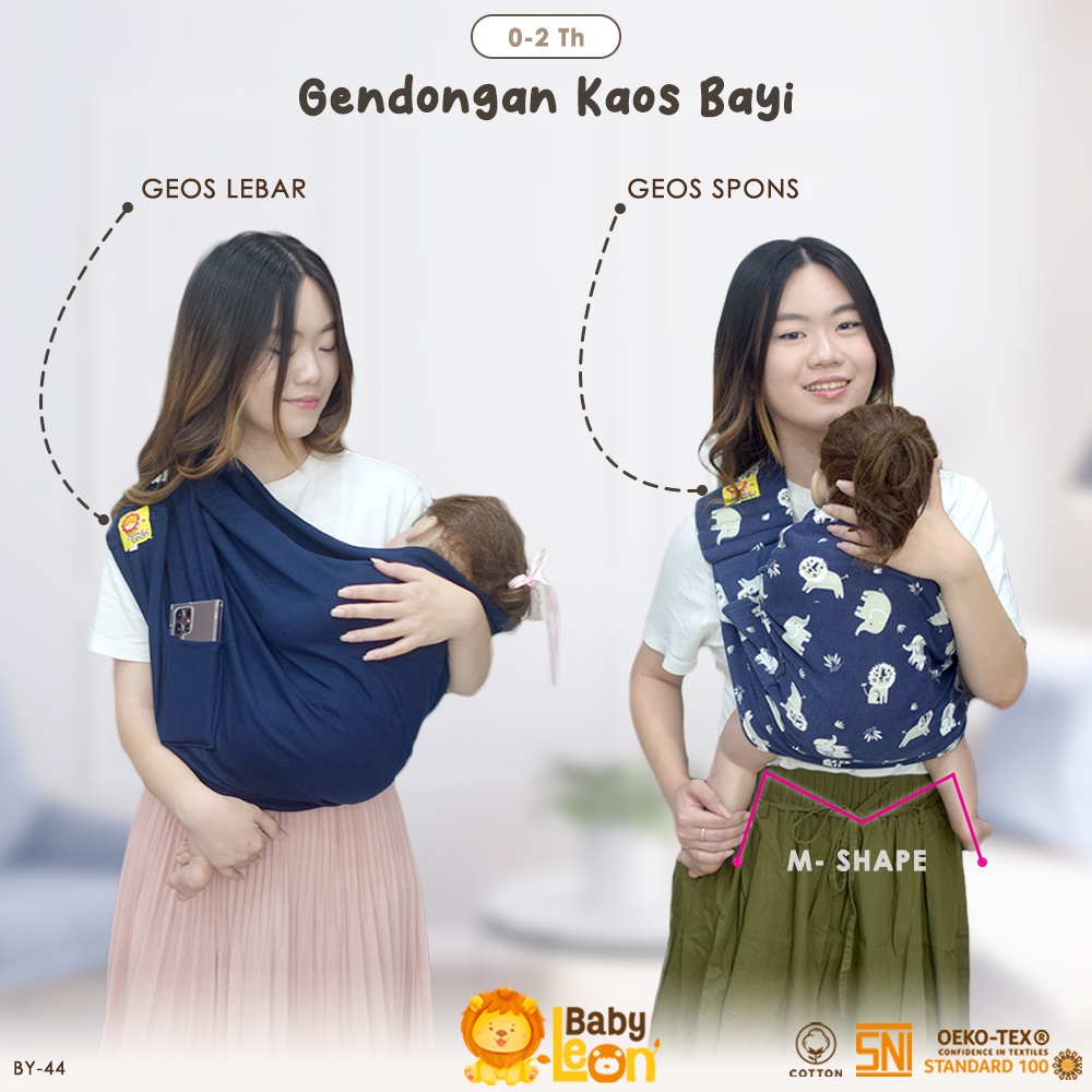 Jual BABYLEON Gendongan Bayi 0-3Th Geos Gendongan Bayi Kaos Premium ...