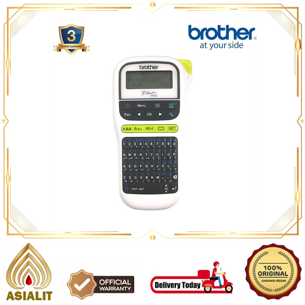 Jual Printer Brother Portable Label Ptouch PT-H110 Print Barcode Label ...
