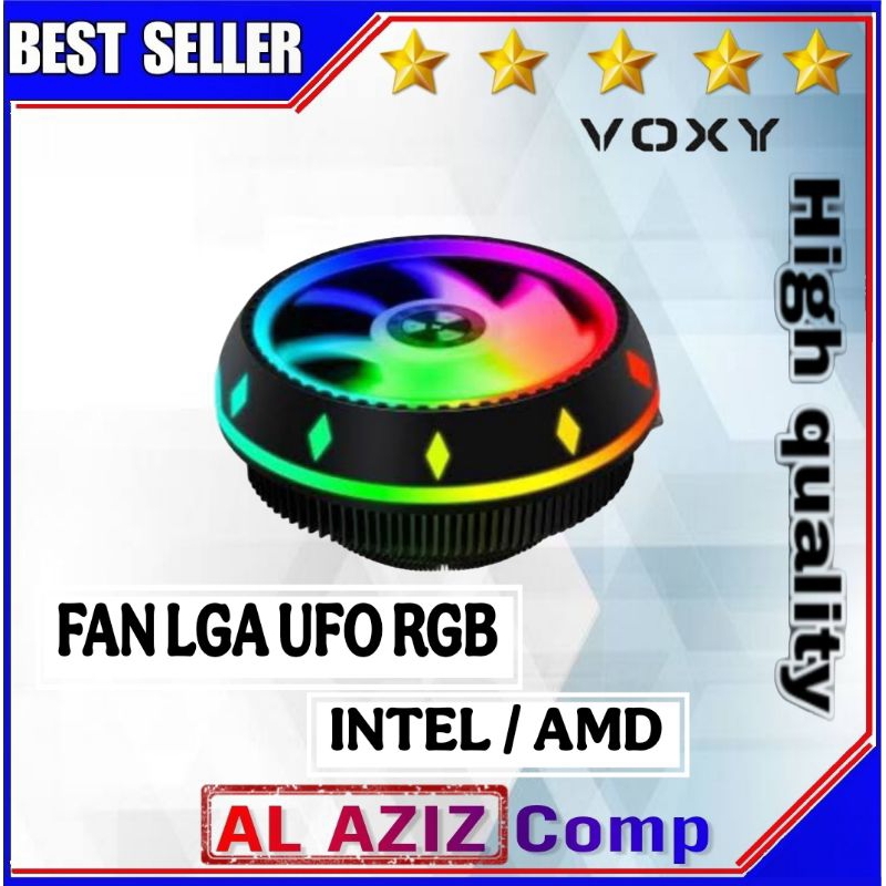 Jual FAN LGA Processor RGB UFO Fan Gaming INTEL AMD | Shopee Indonesia