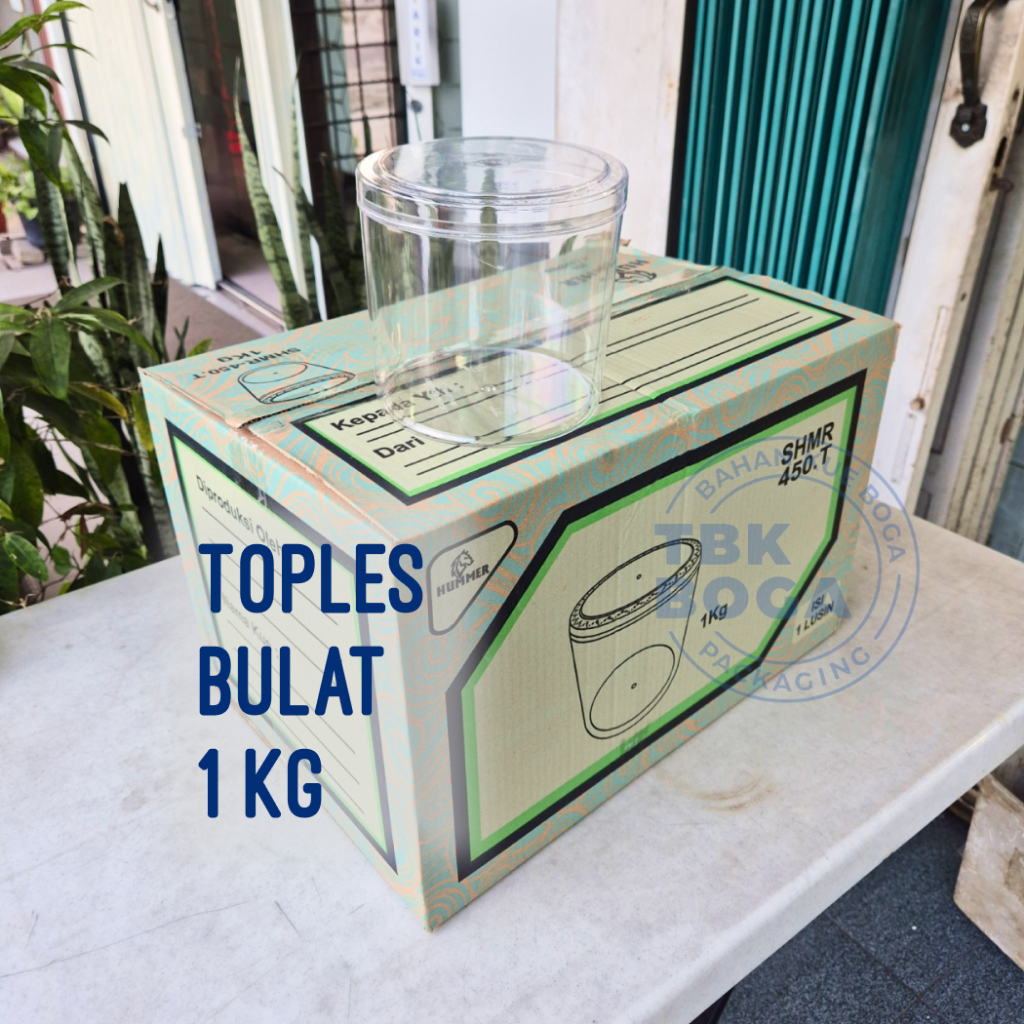 Jual ( 1 dus ) Hummer Toples Bulat ( 1 kg x 12 pcs ) Kue Kering Kuker ...