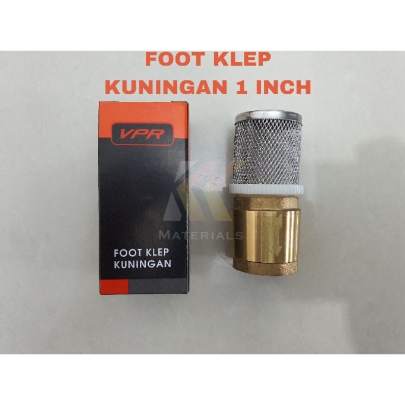 Jual FOOT KLEP KUNINGAN 1 INCH VPR / BRASS FOOT VALVE / TUSEN KLEP ...