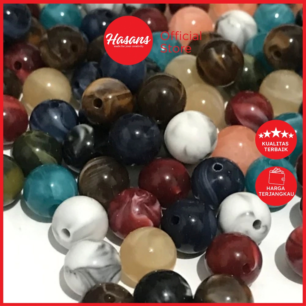 Jual PO / PRE ORDER Mote Marmer / Manik Motif Marmer / Manik Corak ...