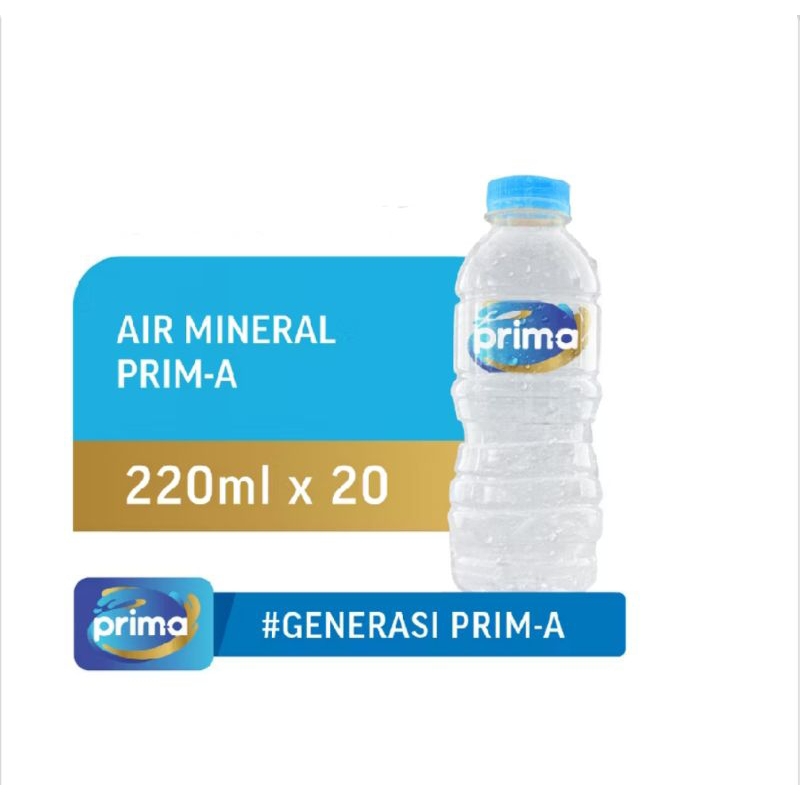 Jual PRIMA BOTOL 220 ml AIR MINERAL 1 DUS ISI 20 PC | Shopee Indonesia