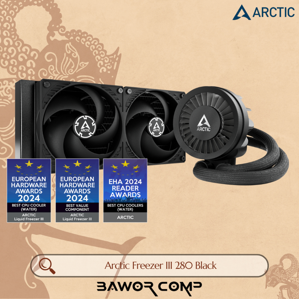 Jual Arctic Liquid Freezer III 280 Black 280mm | CPU AIO Cooler Water ...