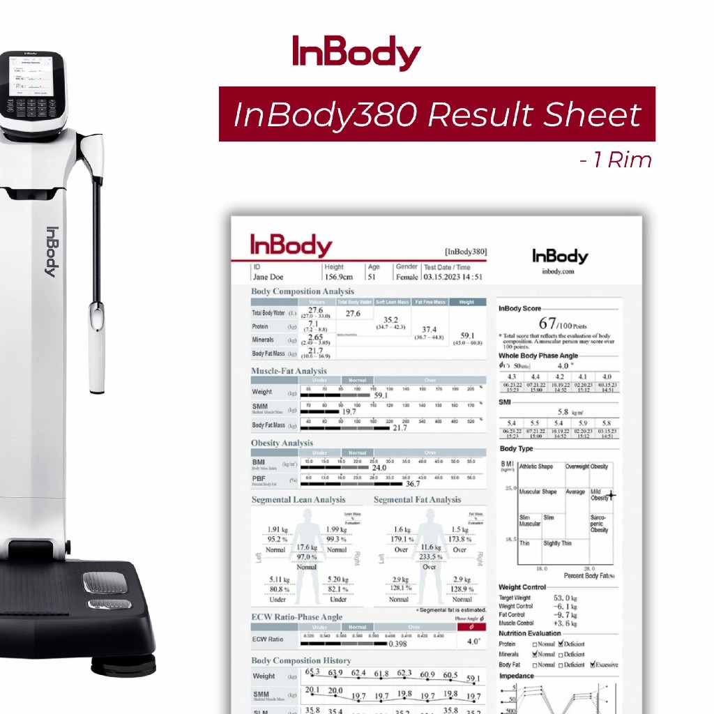 Jual InBody380 Result Sheet | Shopee Indonesia