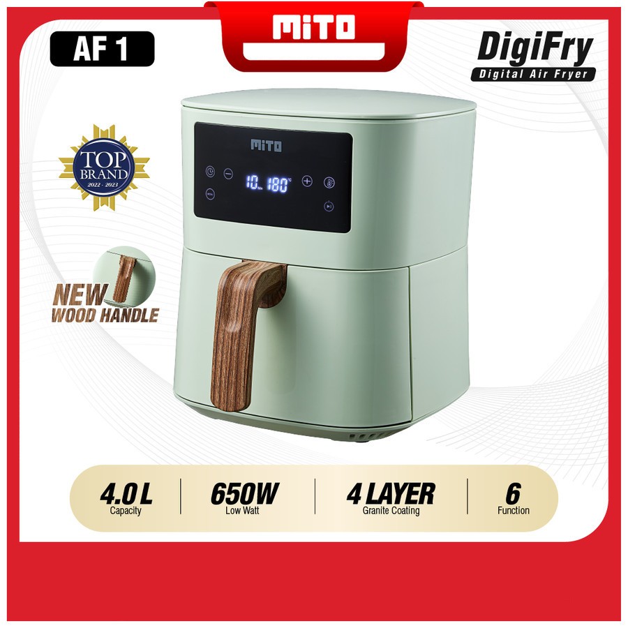 Jual Digital Air Fyer Mito AF1 Low Watt Kapasitas 4L | Shopee Indonesia