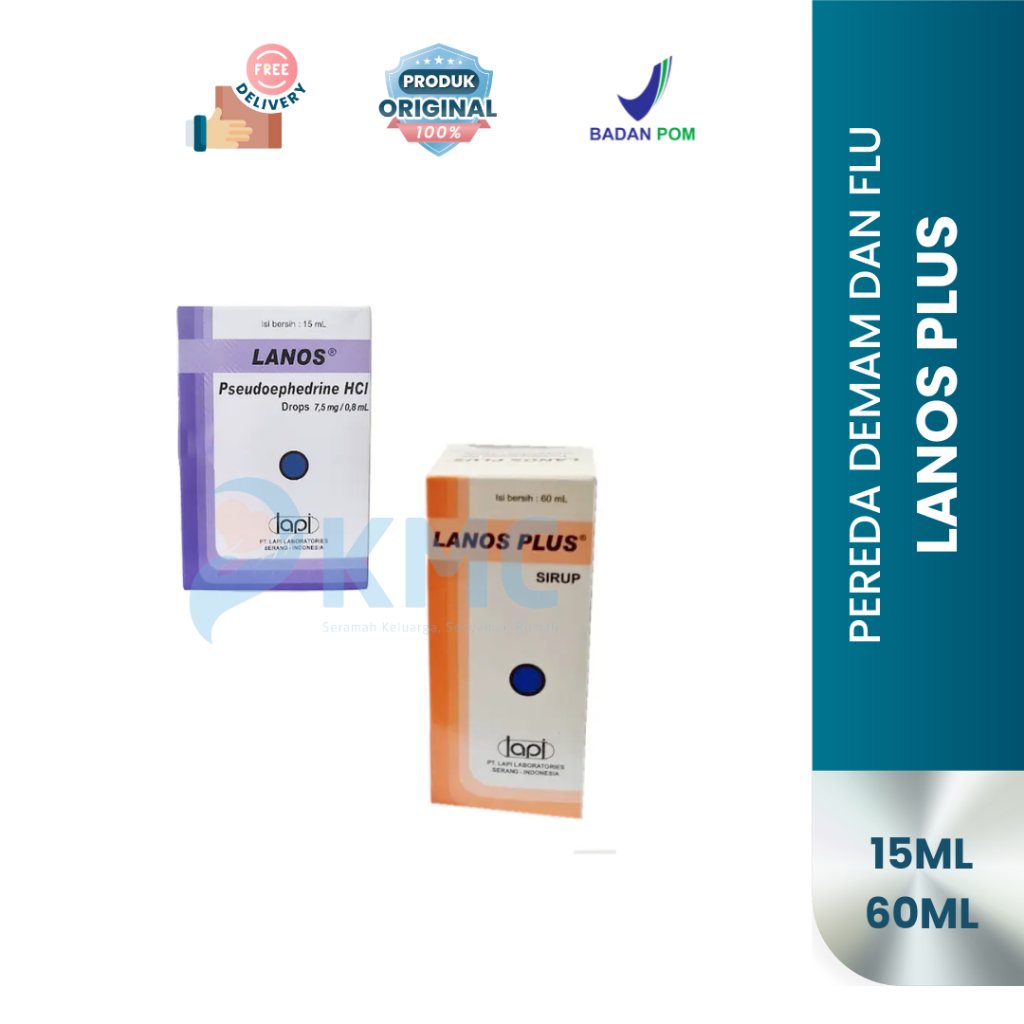 Jual Lanos Drop Lanos Plus Sirup Obat Pilek Alergi | Shopee Indonesia