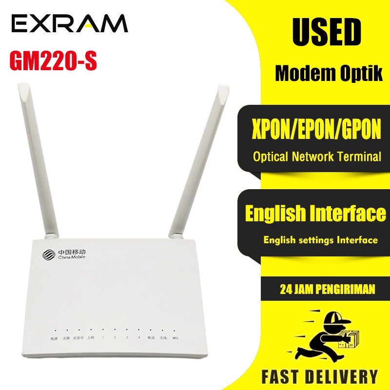 Jual gm220-s gm220s xpon modem router ont onu Modem Bekas Original | Shopee Indonesia