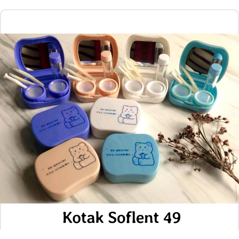 Jual TEMPAT/KOTAK SOFTLENS CUTE (2) | Shopee Indonesia