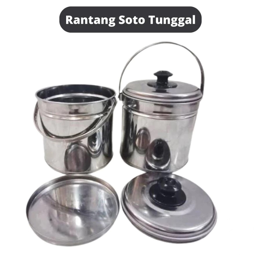 Jual Rantang Soto Tunggal Rantang Stainless Steel Rantang Kuah Rantang ...