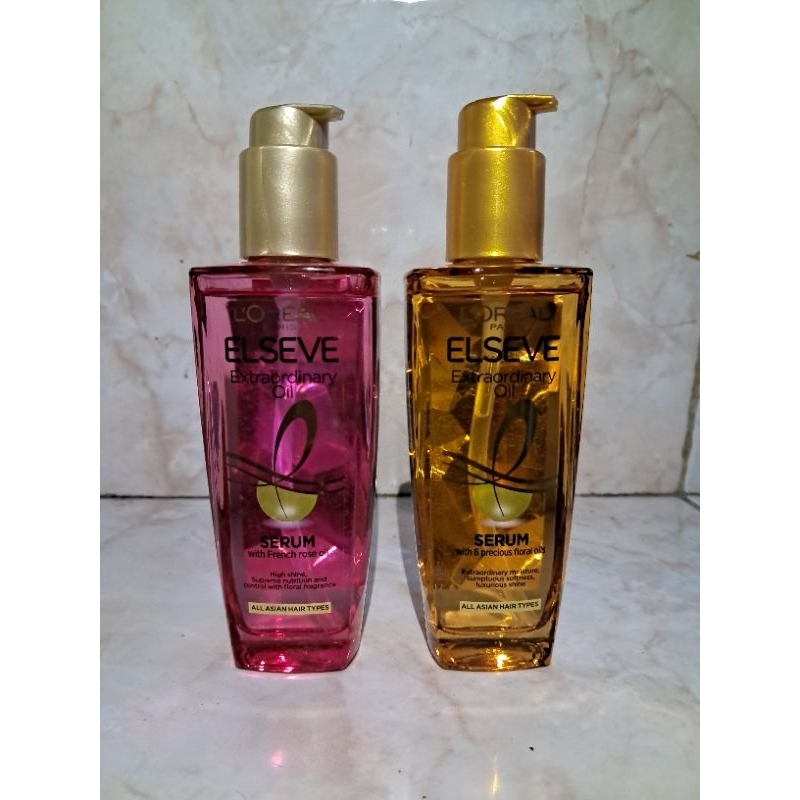 Jual Loreal Paris Elseve Extraordinary Oil Hair Serum Gold/Pink 100ml ...