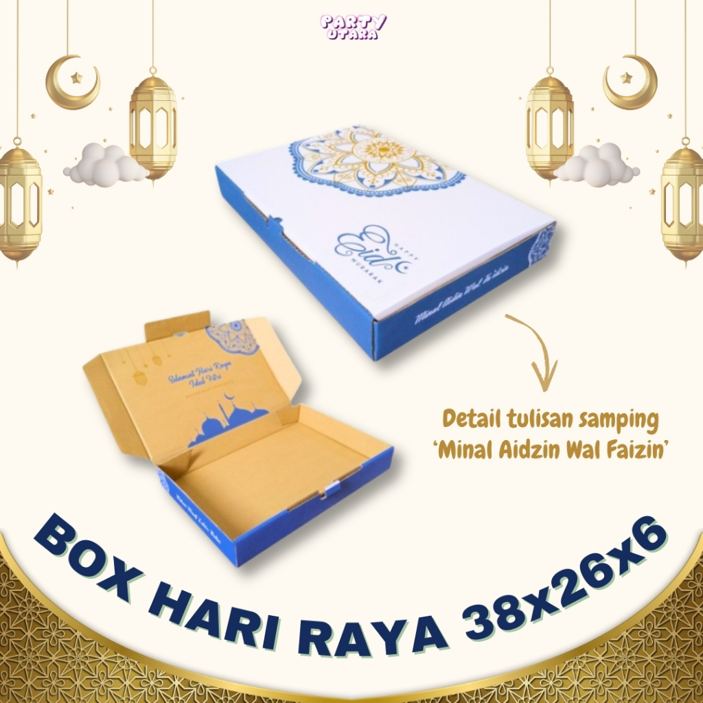 Jual BOX HARI RAYA UKURAN 38x26x6/KOTAK HAMPERS HARI RAYA/BOX HAMPERS ...
