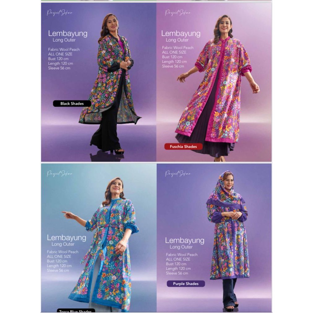 Jual LONG OUTER LEMBAYUNG SERIES | Shopee Indonesia