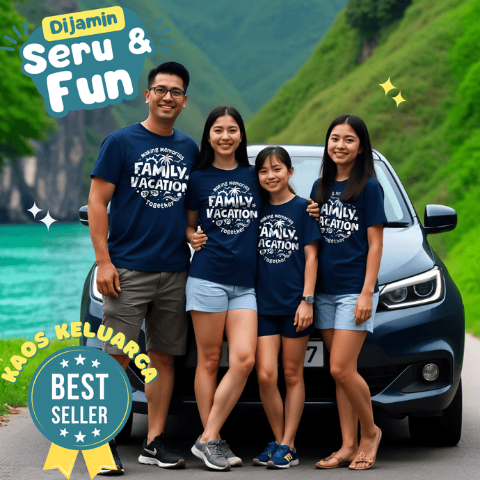 Jual ENZO Kaos Custom Keluarga Family Premium | Baju Couple Keluarga ...