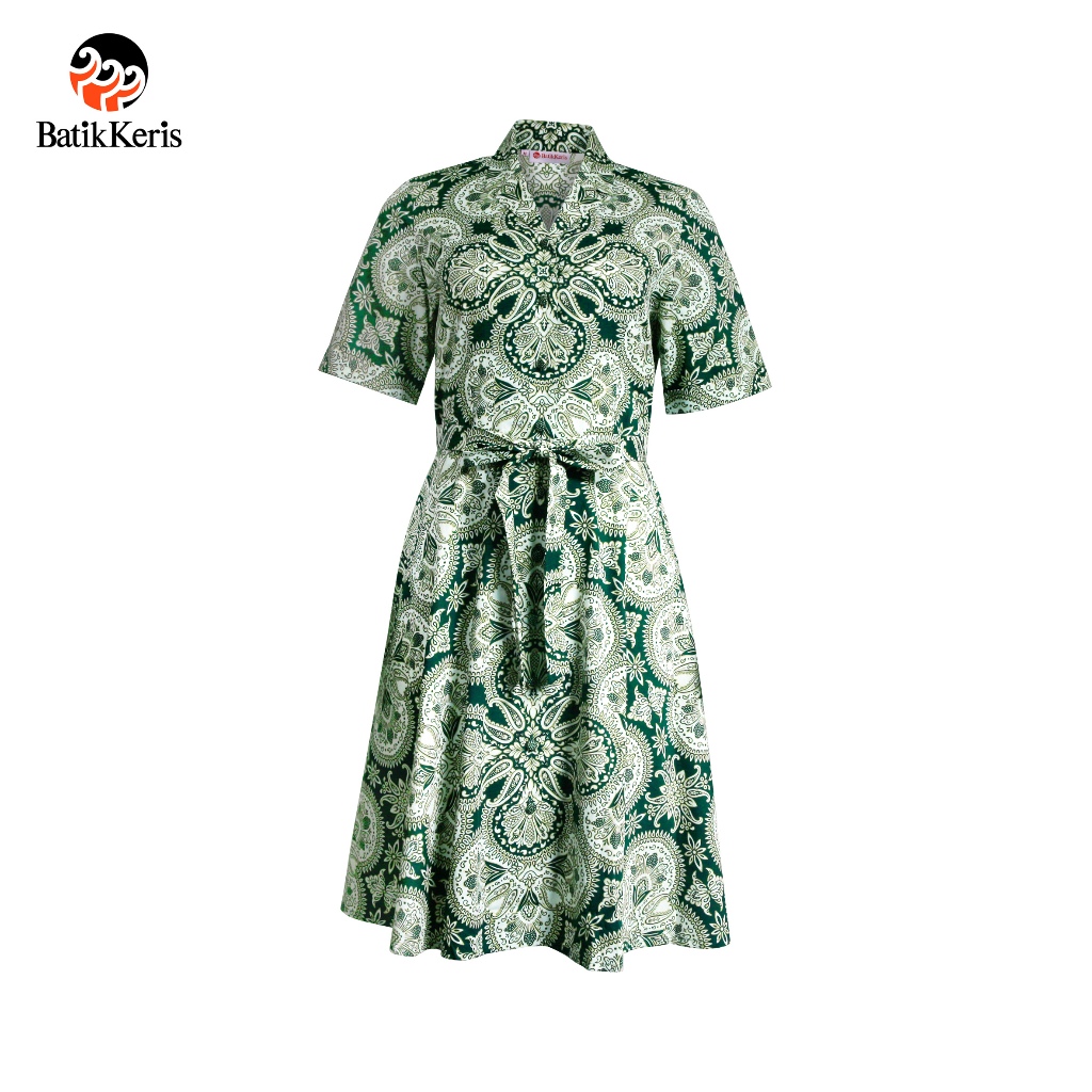 Jual Batik Keris Dress Lengan Setali Motif Keris Aditya | Shopee Indonesia