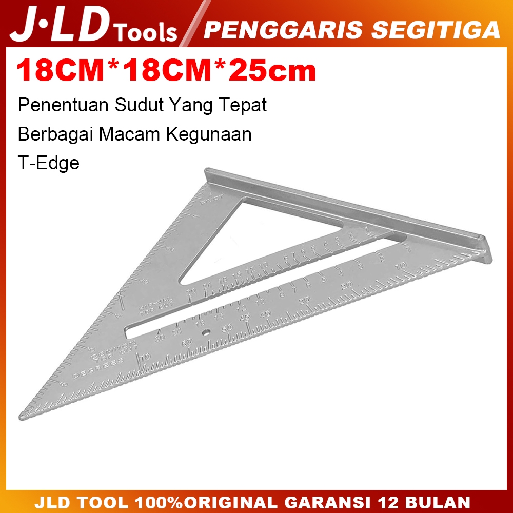 Jual JLD Penggaris Segitiga Siku Woodworking 18*25CM Penggaris Tukang | Shopee Indonesia