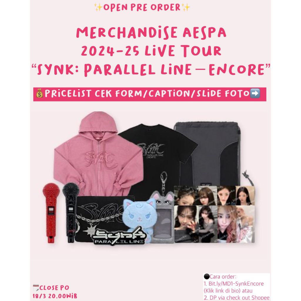 Jual [WAJIB MEMBACA DESKRIPSI & SLIDE FOTO] MERCHANDISE AESPA LIVE TOUR ...
