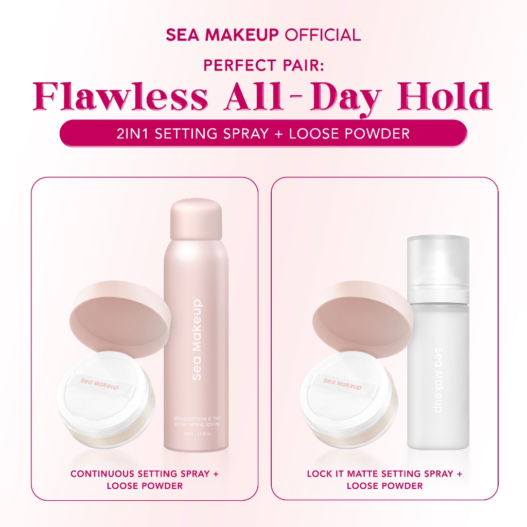 Jual Perfect Pair: Flawless All-Day Hold - 2in1 Continuous Setting ...