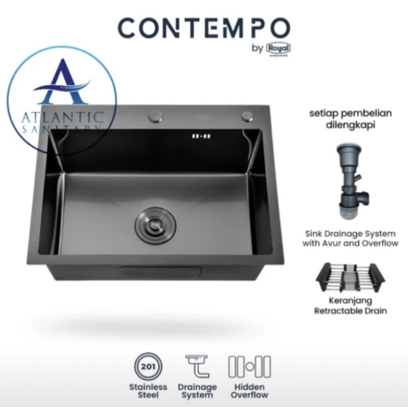 Jual Royal kitchen Sink Contempo/Bak cuci piring minimalis/kitchen sink ...